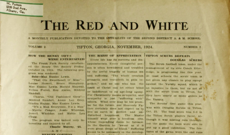 Red & White Nov. 1924: Vol. 2 Iss. 2 - The Stallion