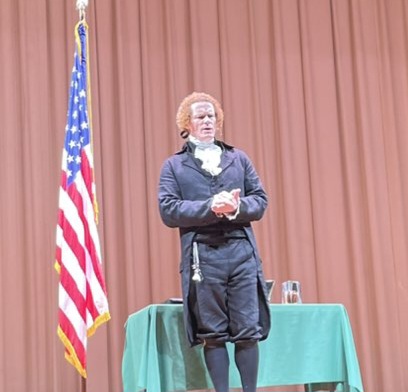Thomas Jefferson returns to meet students - The Stallion